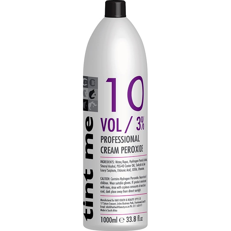 tint me Professional Cream Peroxide, 1 Litre 10 vol – DIVINE HAIR